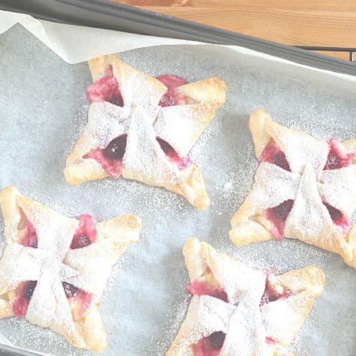 Raspberry Cheesecake Pastries in the steam oven - Steam & Bake