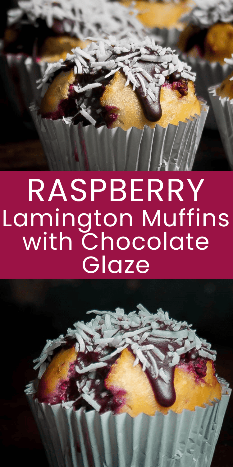 Raspberry Lamington Steam Oven Muffins - Steam & Bake