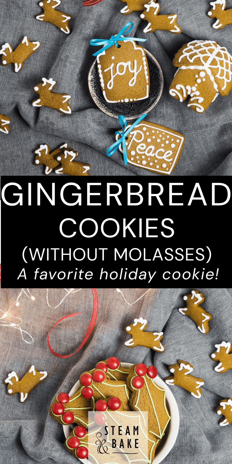 The Best Easy Gingerbread Cookies Without Molasses - Steam & Bake