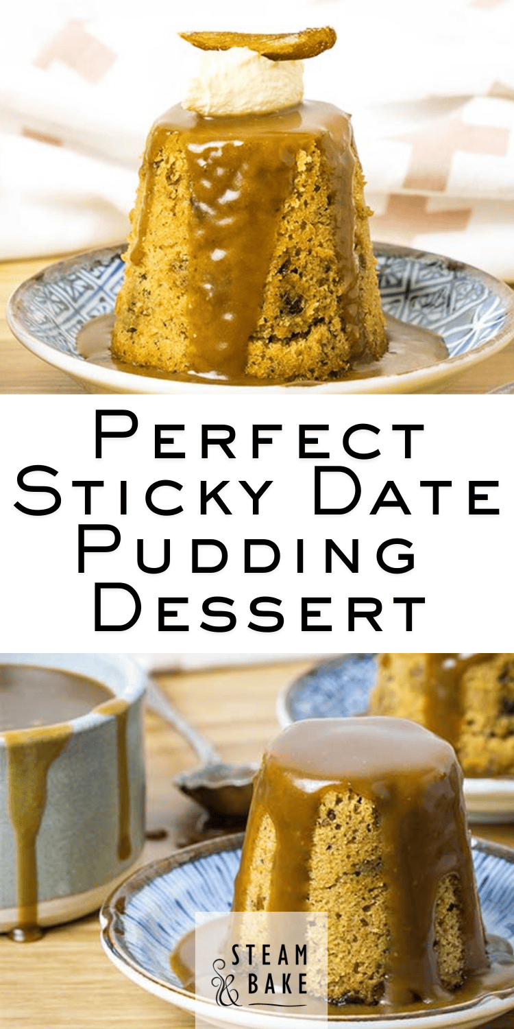 Steam Oven Sticky Date Pudding with Toffee Sauce - Steam & Bake