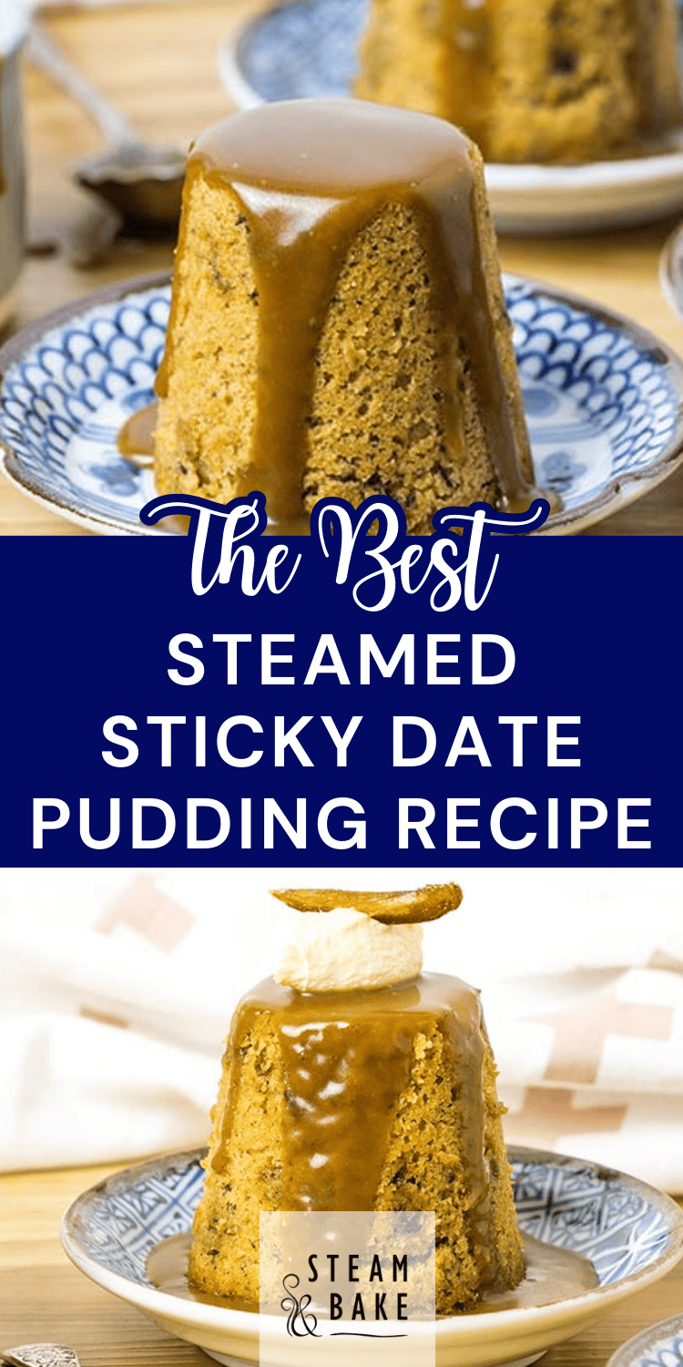 Steam Oven Sticky Date Pudding with Toffee Sauce - Steam & Bake