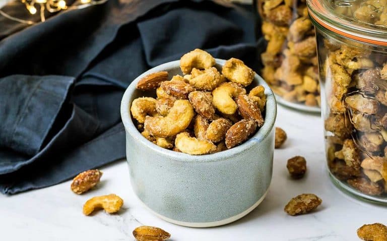 Sweet and Spicy Party Nuts - Steam & Bake