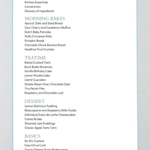 Steam Oven Baking cookbook (print/paperback) - Steam & Bake