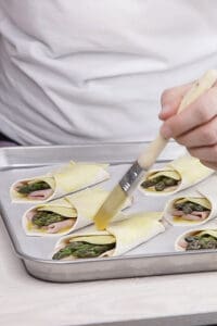 Puff Pastry with Ham and Cheese - Steam & Bake