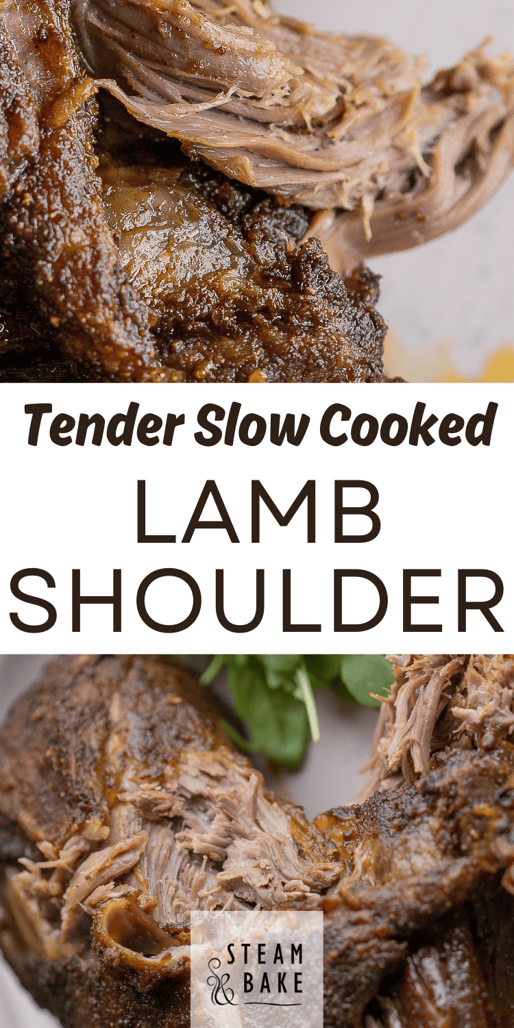 Slow Cooked Lamb Shoulder - Steam & Bake