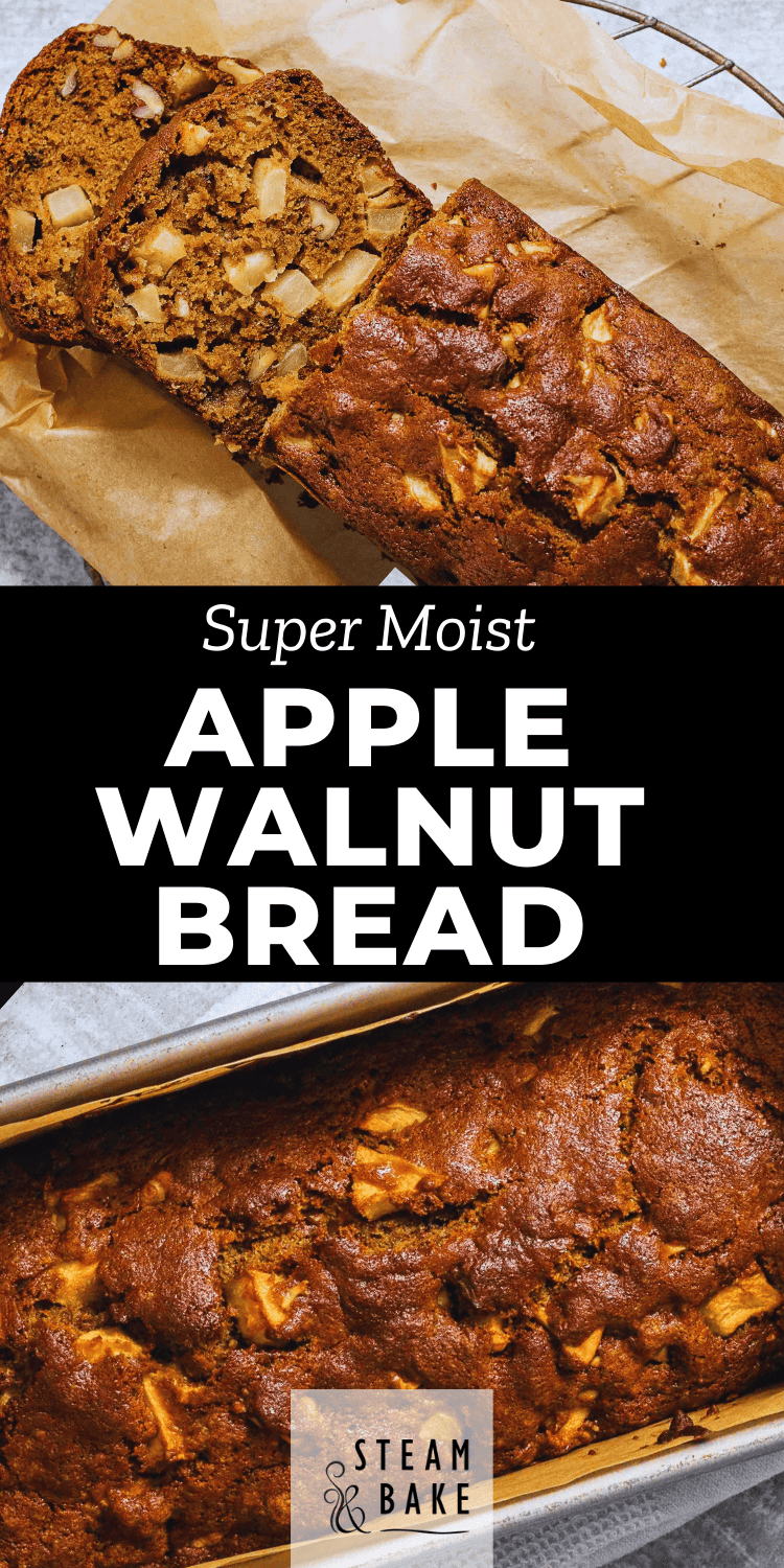 Apple Walnut Bread - Steam & Bake