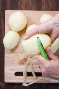 Steam Oven Mashed Potatoes with Butter and Chives