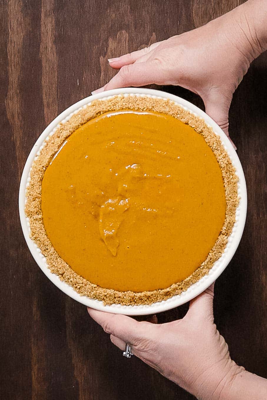 Steam Oven Pumpkin Pie with Ginger Crust for Thanksgiving - Steam & Bake