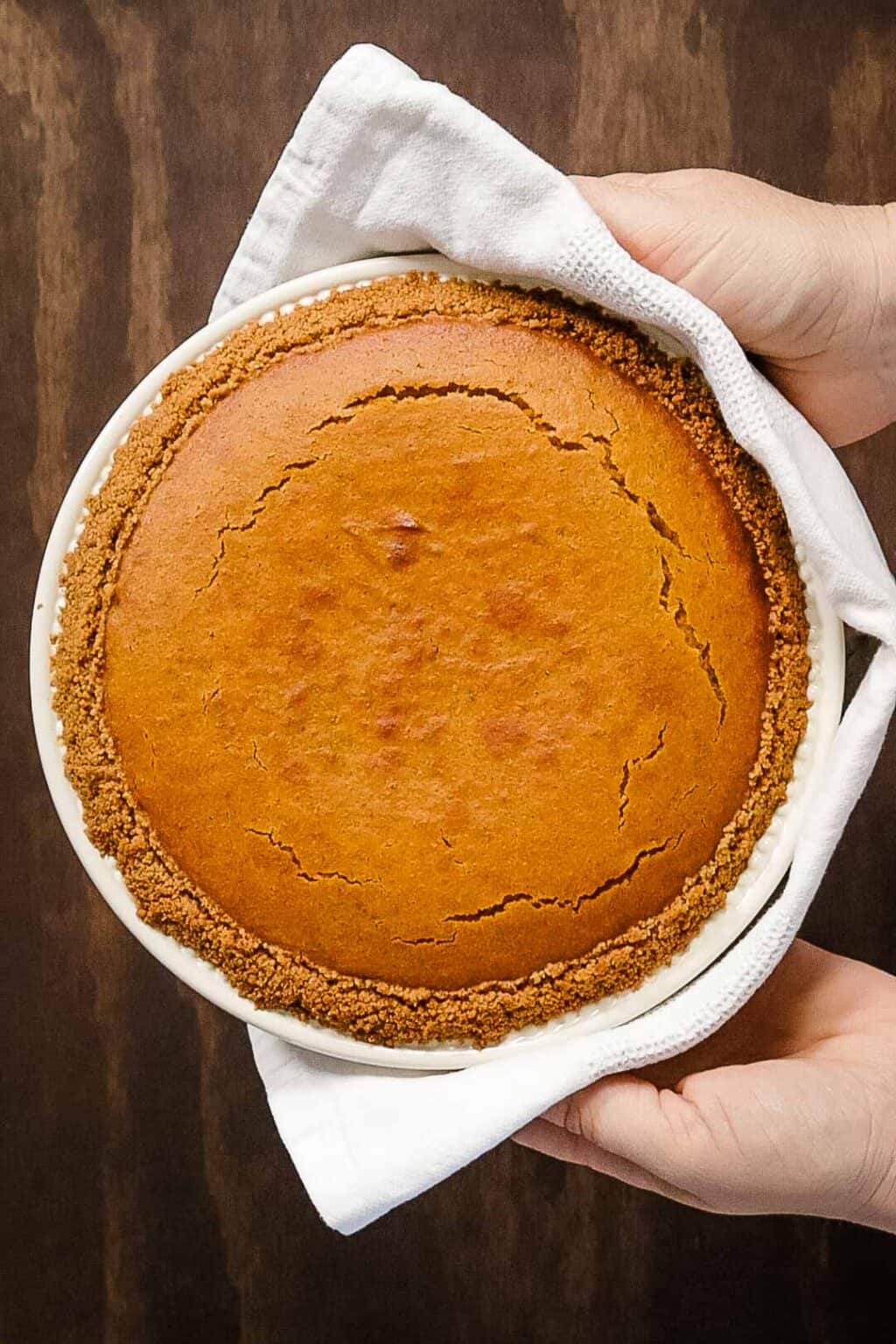 Steam Oven Pumpkin Pie with Ginger Crust for Thanksgiving - Steam & Bake