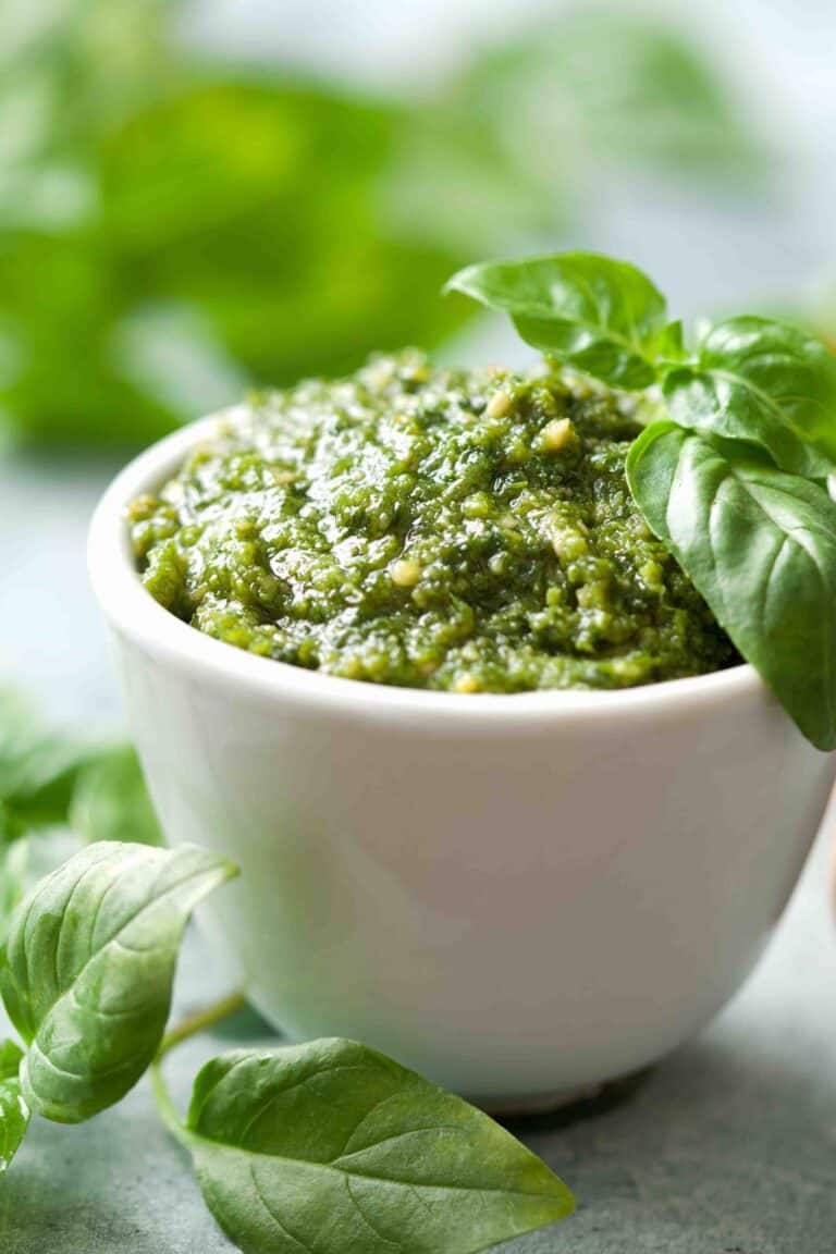 Pistachio Pesto with Basil - Steam & Bake