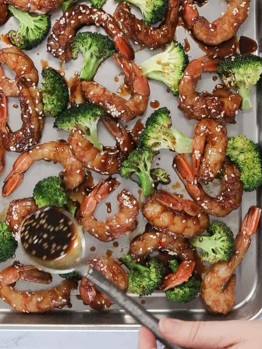 Fast and Easy Sheet Pan Shrimp and Broccoli - Steam & Bake