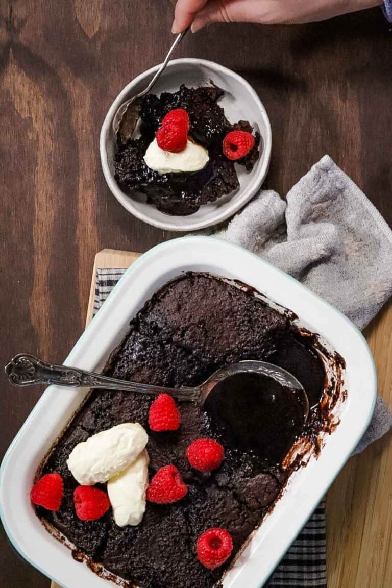Quick Self Saucing Steam Oven Chocolate Pudding - Steam & Bake