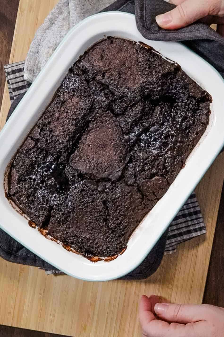Quick Self Saucing Steam Oven Chocolate Pudding - Steam & Bake