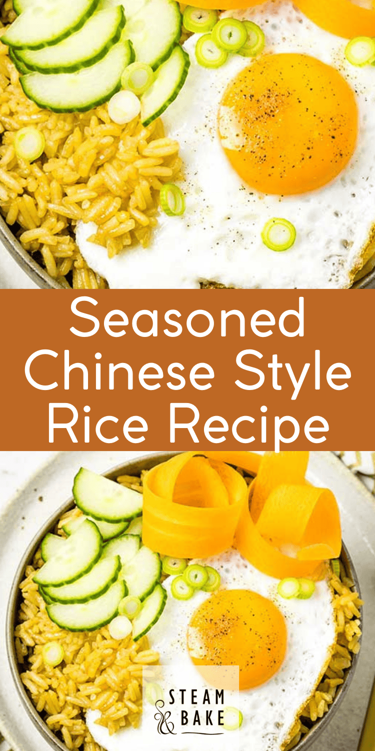 How to Make Perfectly Seasoned Chinese Steamed Rice - Steam & Bake