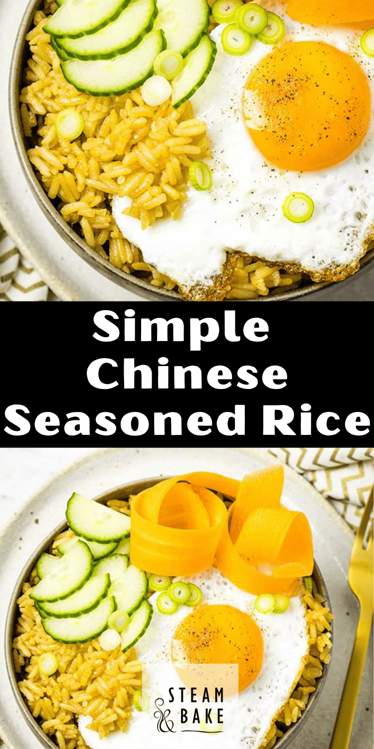 How to Make Perfectly Seasoned Chinese Steamed Rice - Steam & Bake