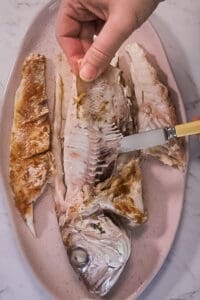 Whole Vietnamese Steamed Fish with Scallions and Mushrooms - Steam & Bake