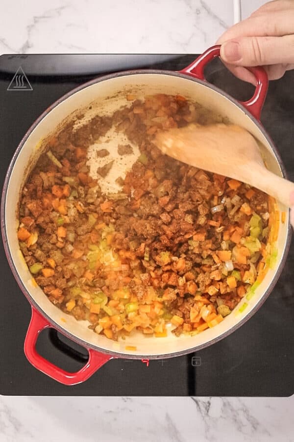 Arabic Lentil Soup Recipe with Red Lentils and Vegetables - Steam & Bake