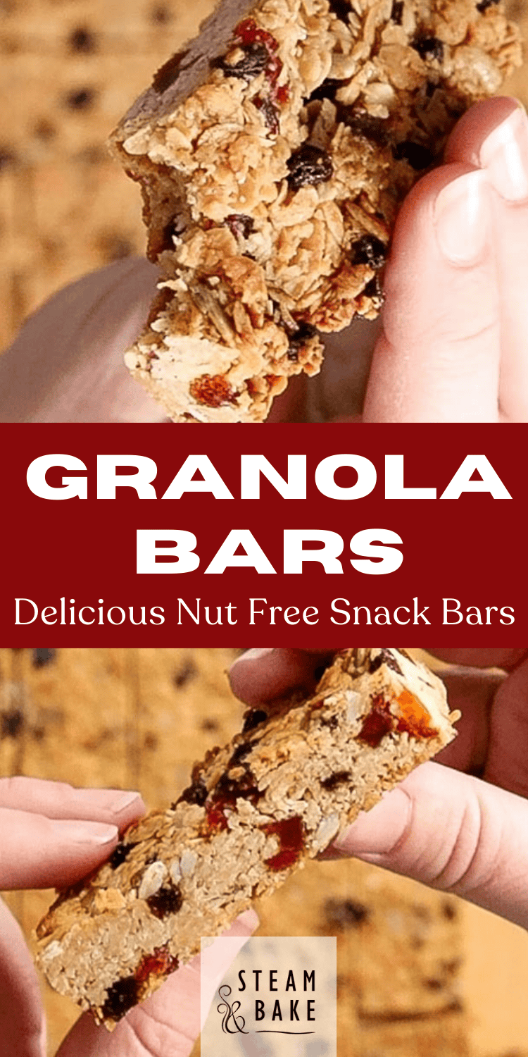 Nut Free Granola Bars (Nut-Free Muesli Bars) - Steam & Bake