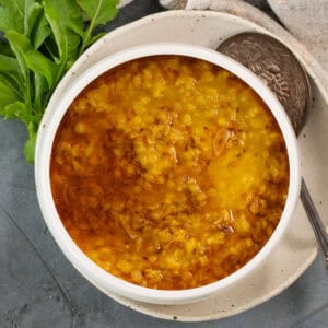 My Favorite Simple Red Lentil Dahl Recipe - Steam & Bake