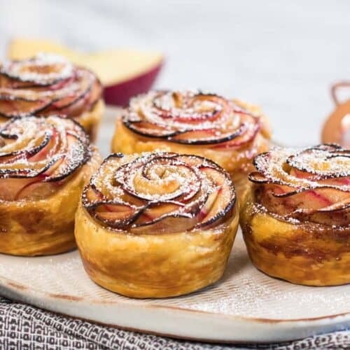 How to Make Easy Apple Roses with Puff Pastry - Steam & Bake