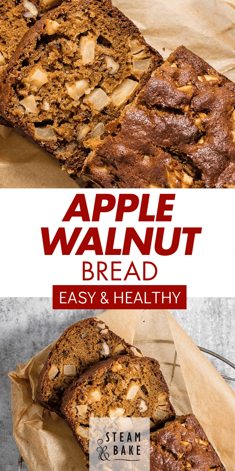 Apple Walnut Bread - Steam & Bake