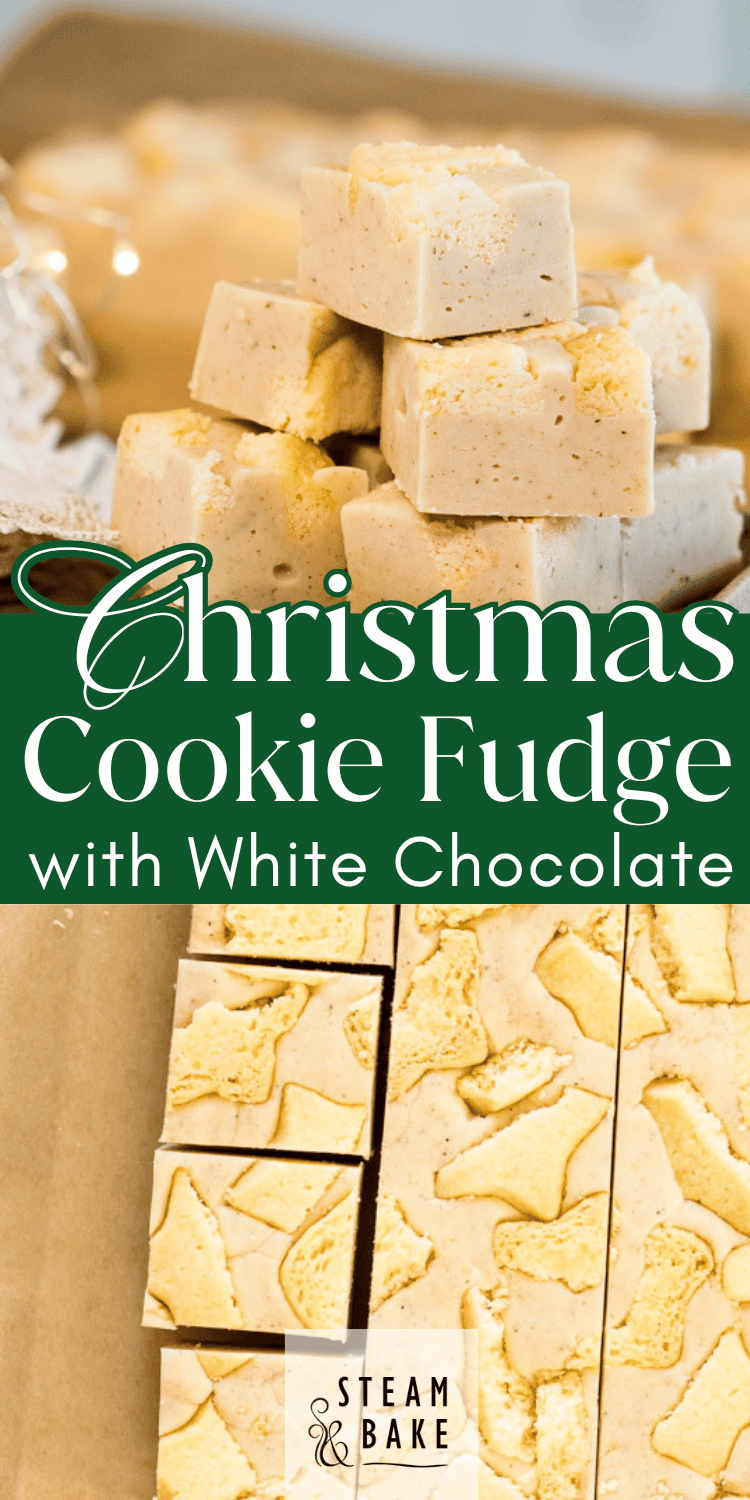 Super Easy Sugar Cookie Fudge - Steam & Bake