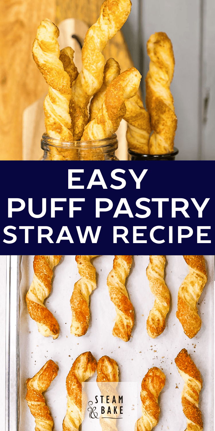 Puff Pastry Cheese Straws - Steam & Bake