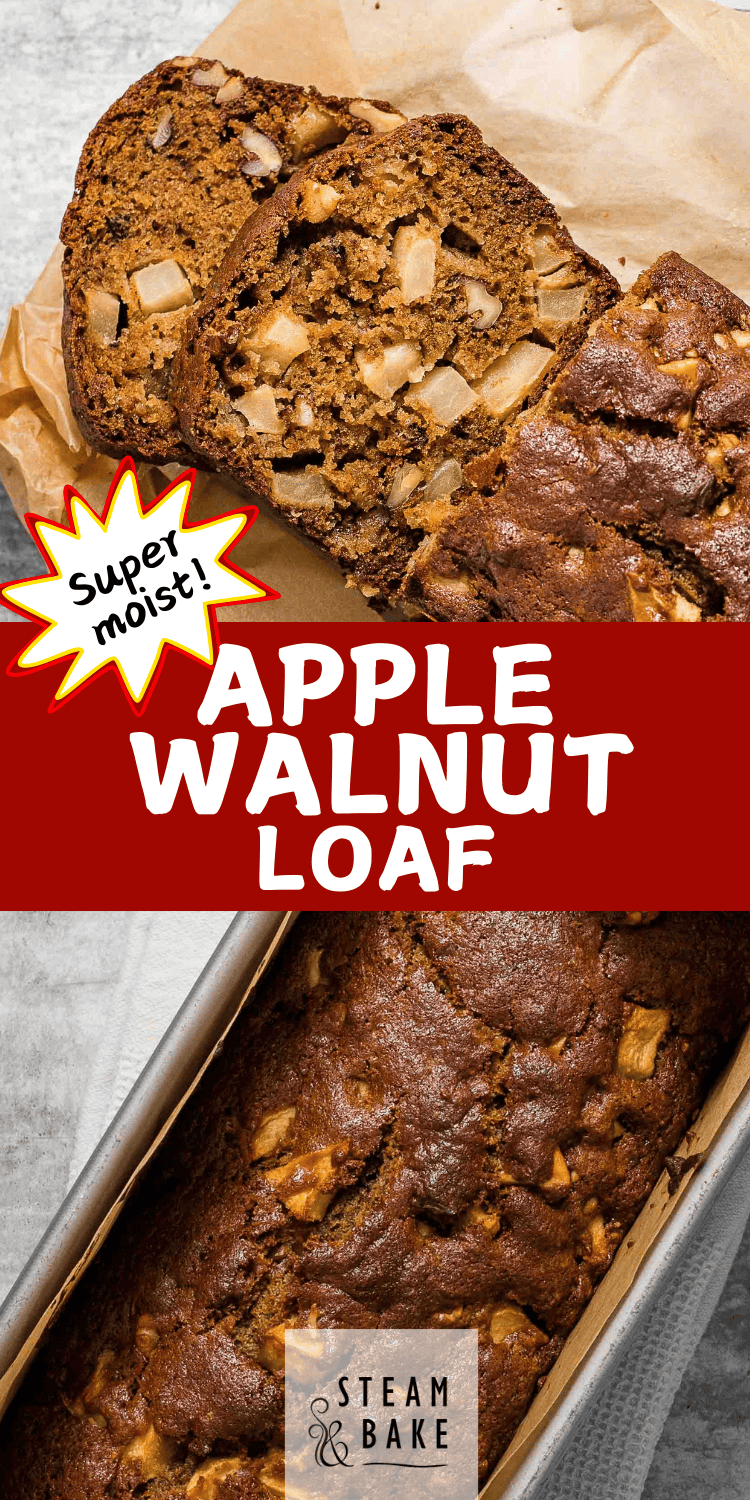 Apple Walnut Bread - Steam & Bake