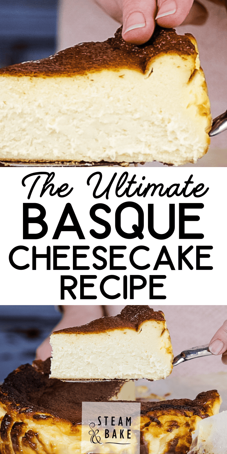 Basque Cheesecake - Steam & Bake