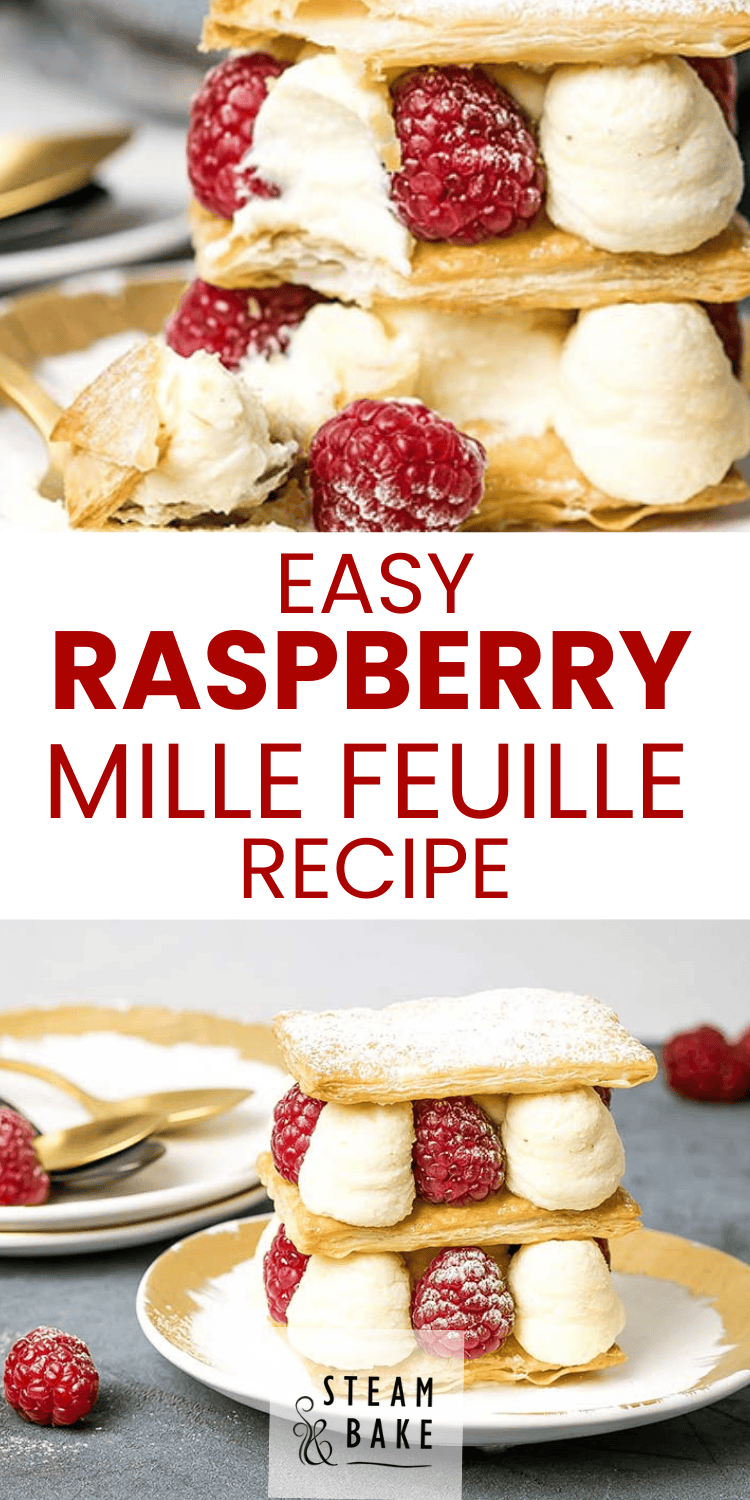 Mille Feuille (Easy Steam Oven Pastry Dessert) - Steam & Bake