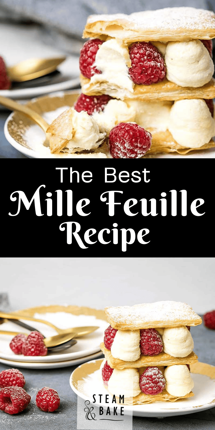Mille Feuille (Easy Steam Oven Pastry Dessert) - Steam & Bake