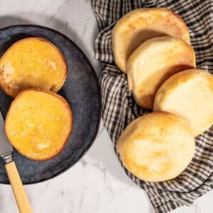 Perfect Steamed English Muffins - Steam & Bake