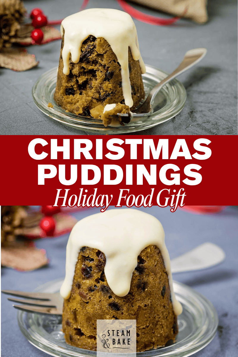 Individual Steamed Christmas Puddings - Steam & Bake