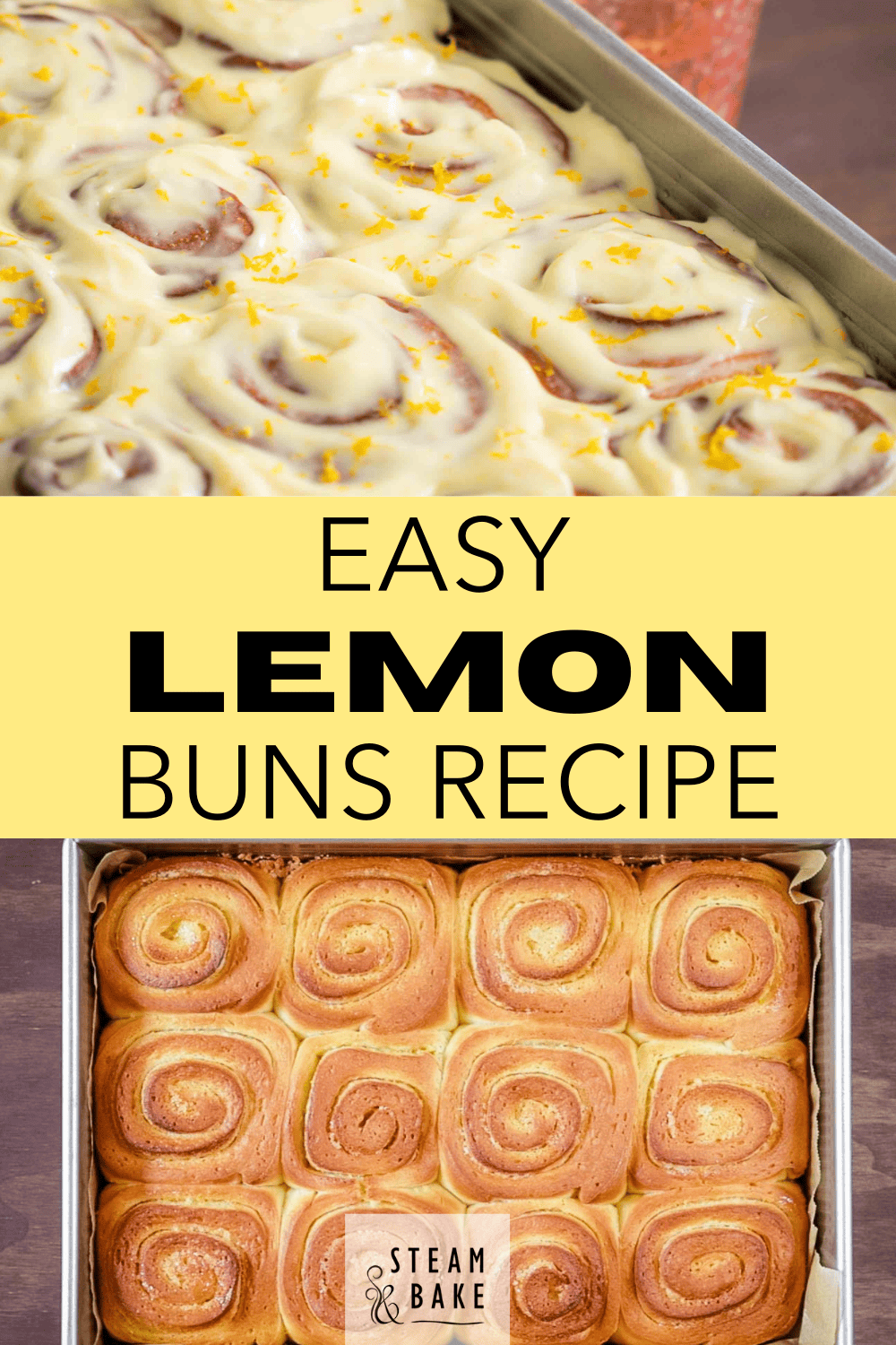 Lemon Buns - Steam & Bake