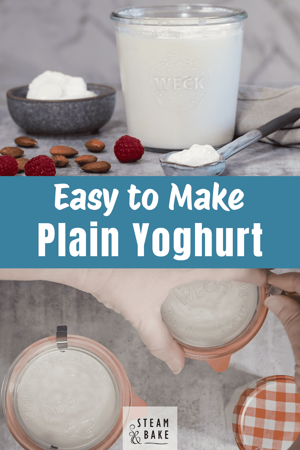Homemade Yoghurt Made Easy - Steam & Bake
