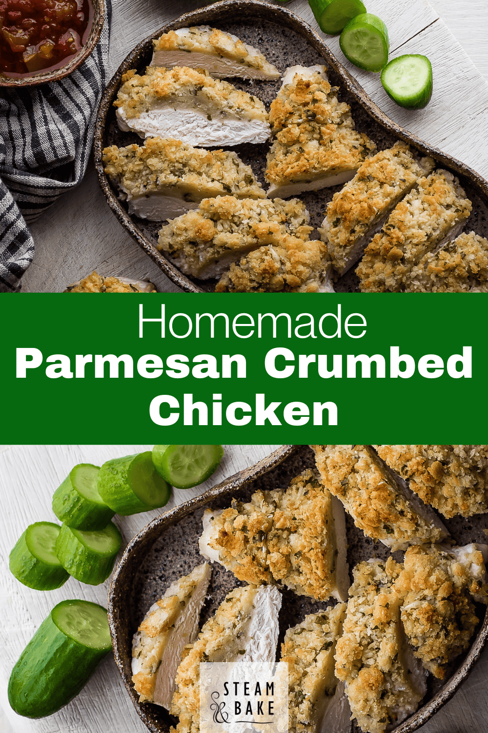 Parmesan Crusted Chicken - Steam & Bake