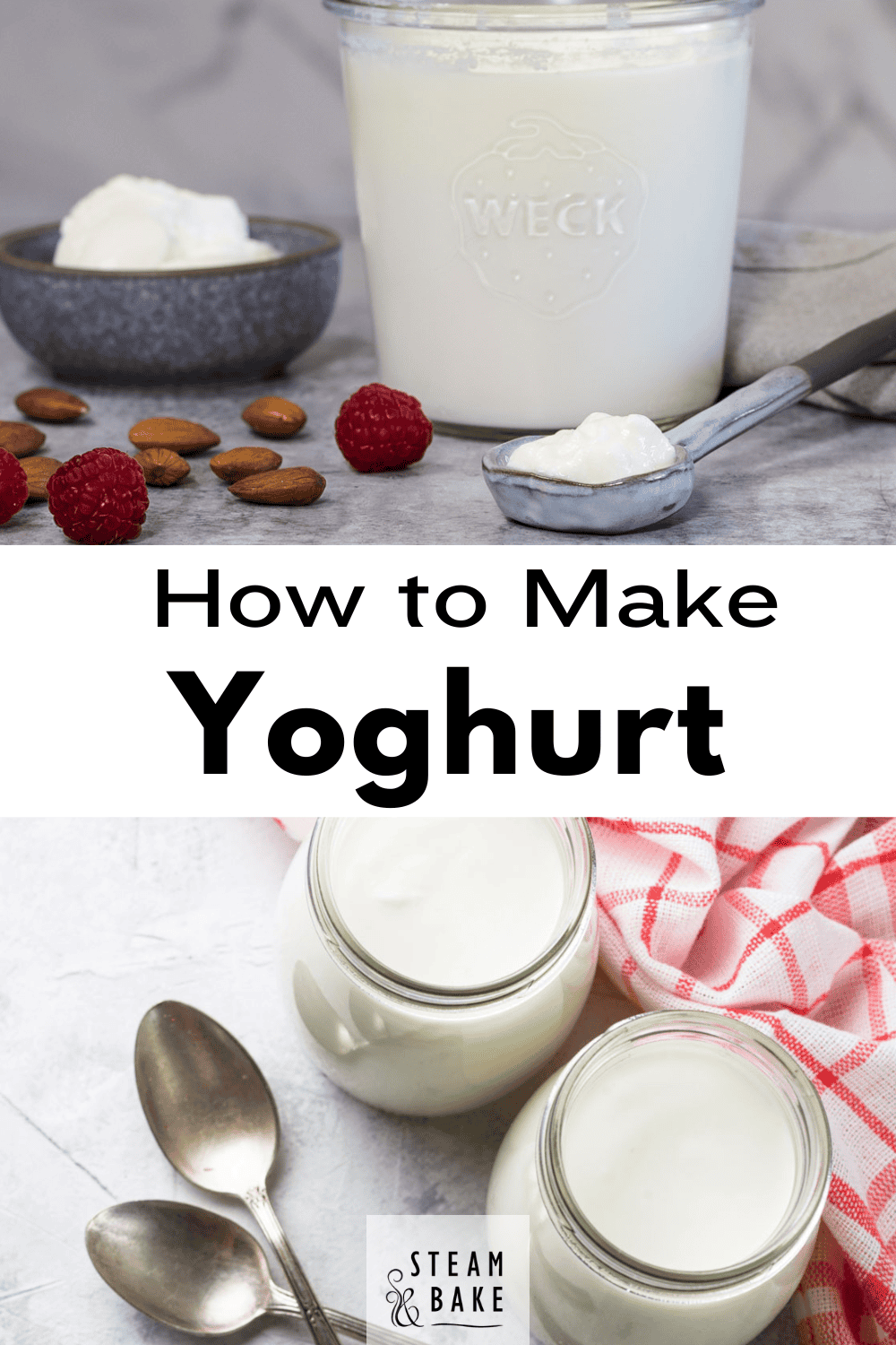 Homemade Yoghurt Made Easy - Steam & Bake