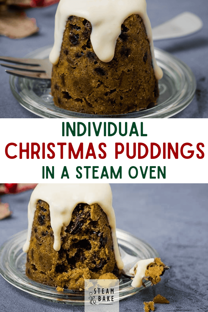 Individual Steamed Christmas Puddings - Steam & Bake