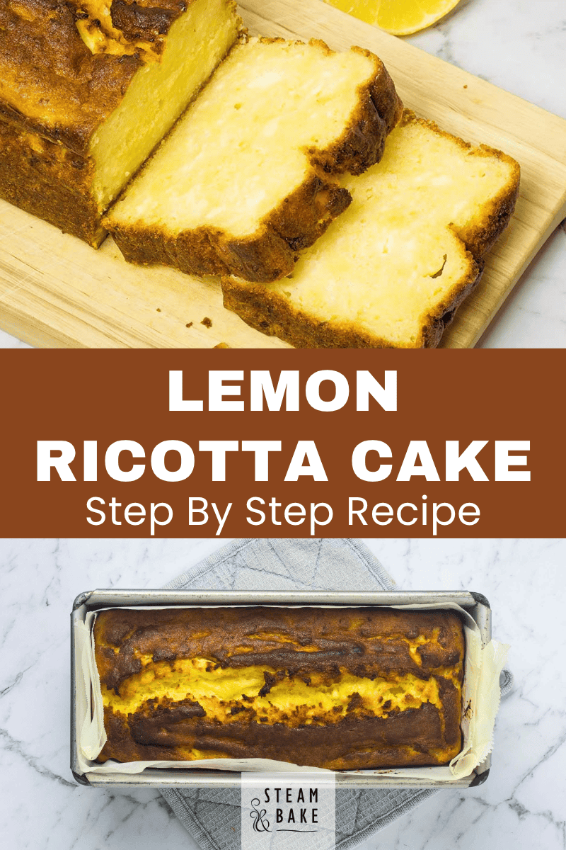 Lemon Ricotta Steam Oven Cake - Steam & Bake