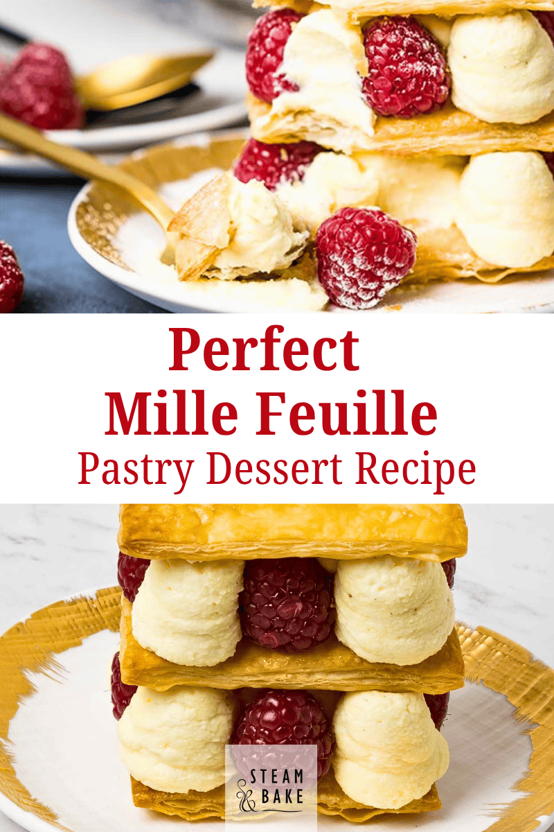 Mille Feuille (Easy Steam Oven Pastry Dessert) - Steam & Bake