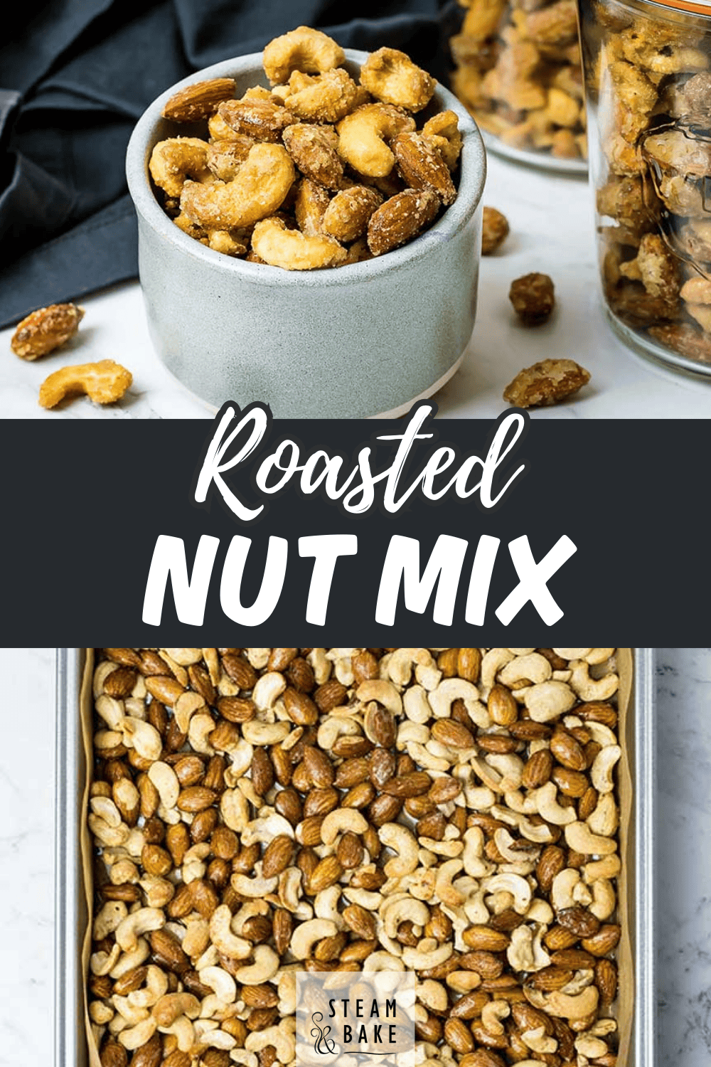 Sweet and Spicy Party Nuts - Steam & Bake