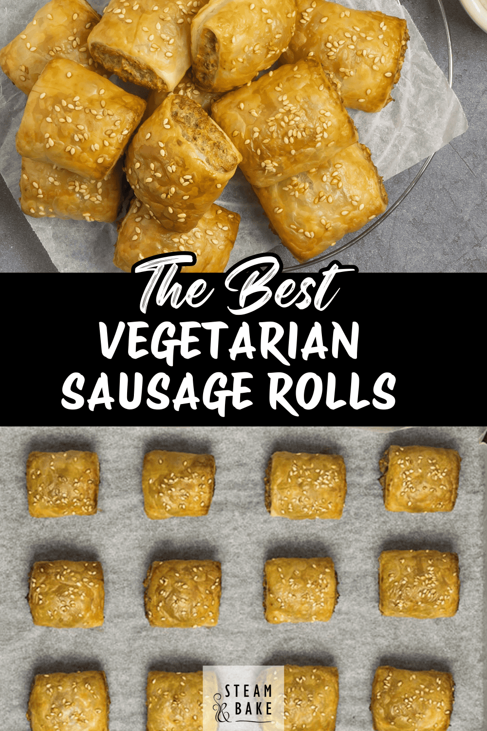 Vegetarian Sausage Rolls - Steam & Bake