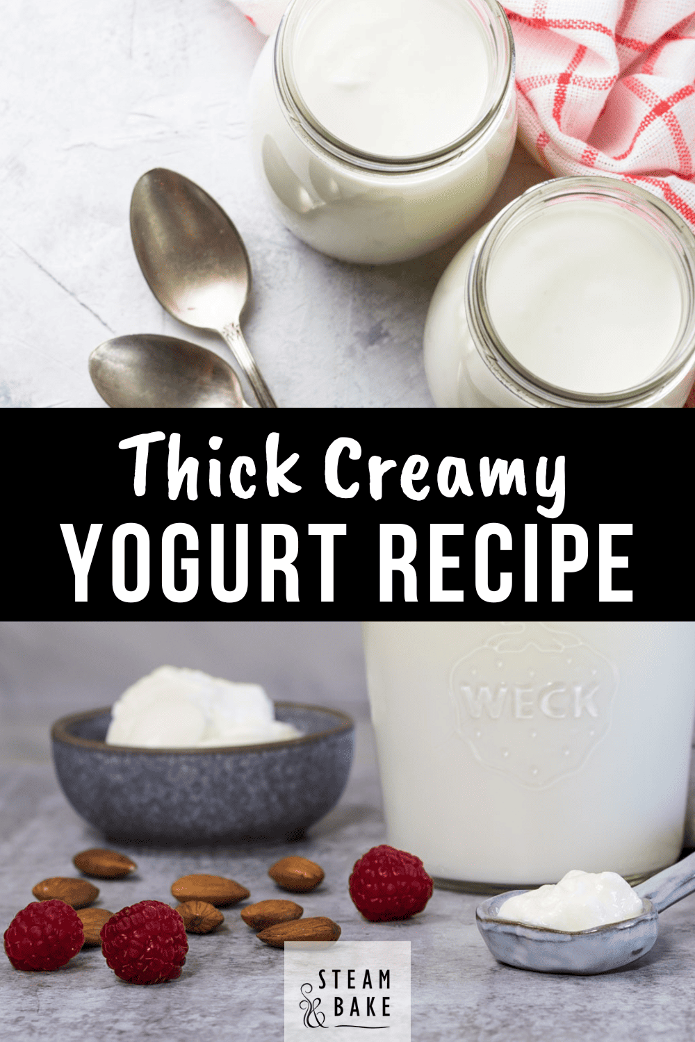 Homemade Yoghurt Made Easy - Steam & Bake